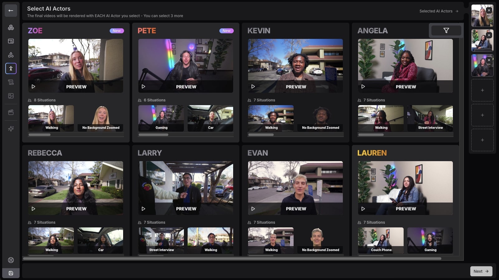 AI UGC Video Generator | Create User-Generated Content with AI Actors